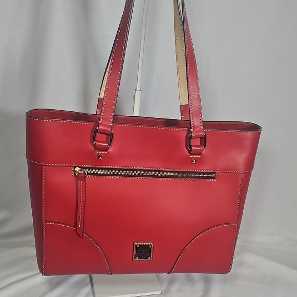 Dooney & Bourke | Bags | Dooney Bourke Beacon Tote Red | Poshmark